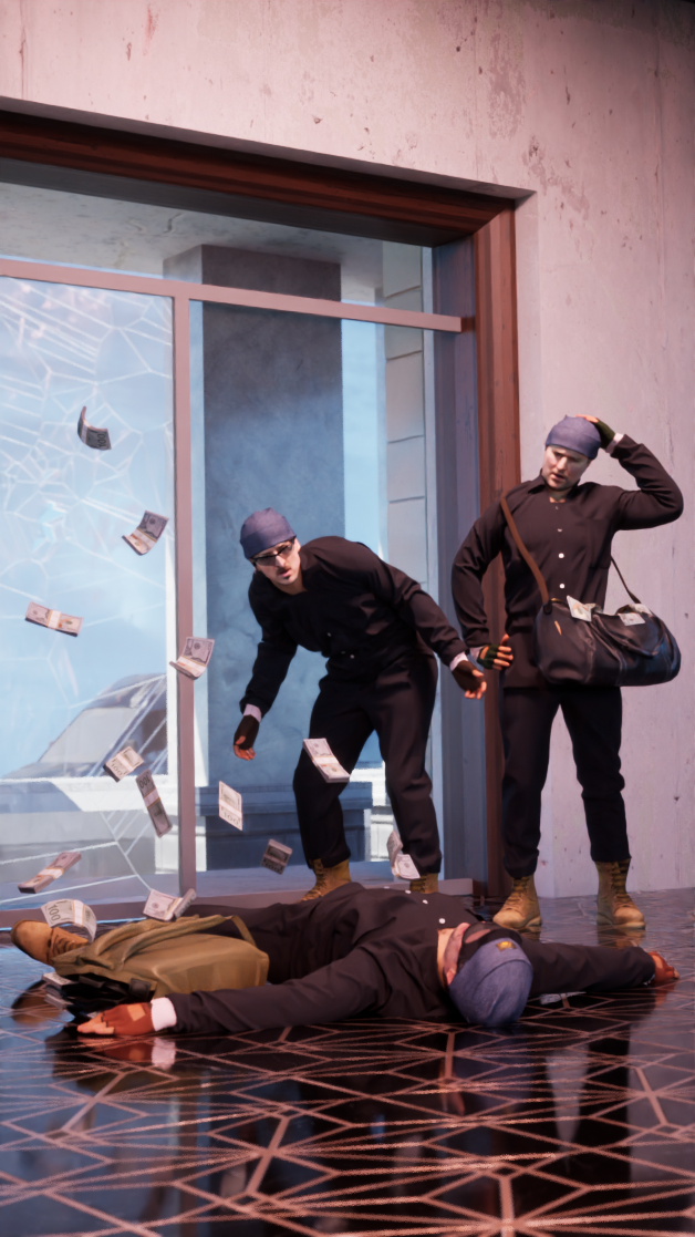 The Bank Heist – Joyful Parallel