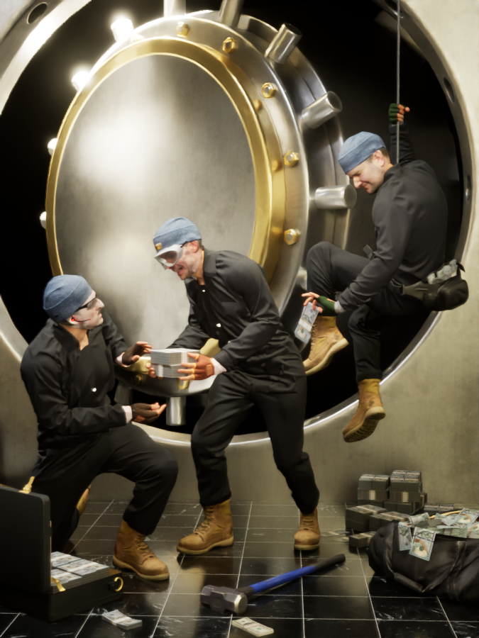 The Bank Heist Joyful Parallel